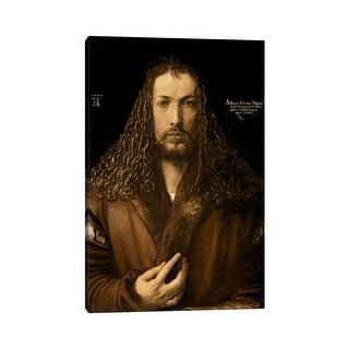 iCanvas "Self Portrait At The Age Of Twenty-Eight, 1500" by Albrecht Durer Canvas Print - Bed ...